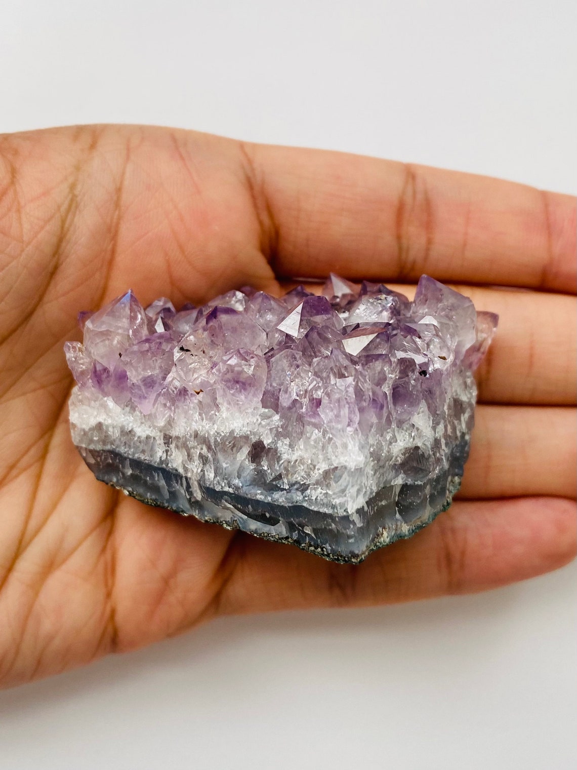Large Raw Amethyst Crystal Cluster Stone One of a Kind - Etsy