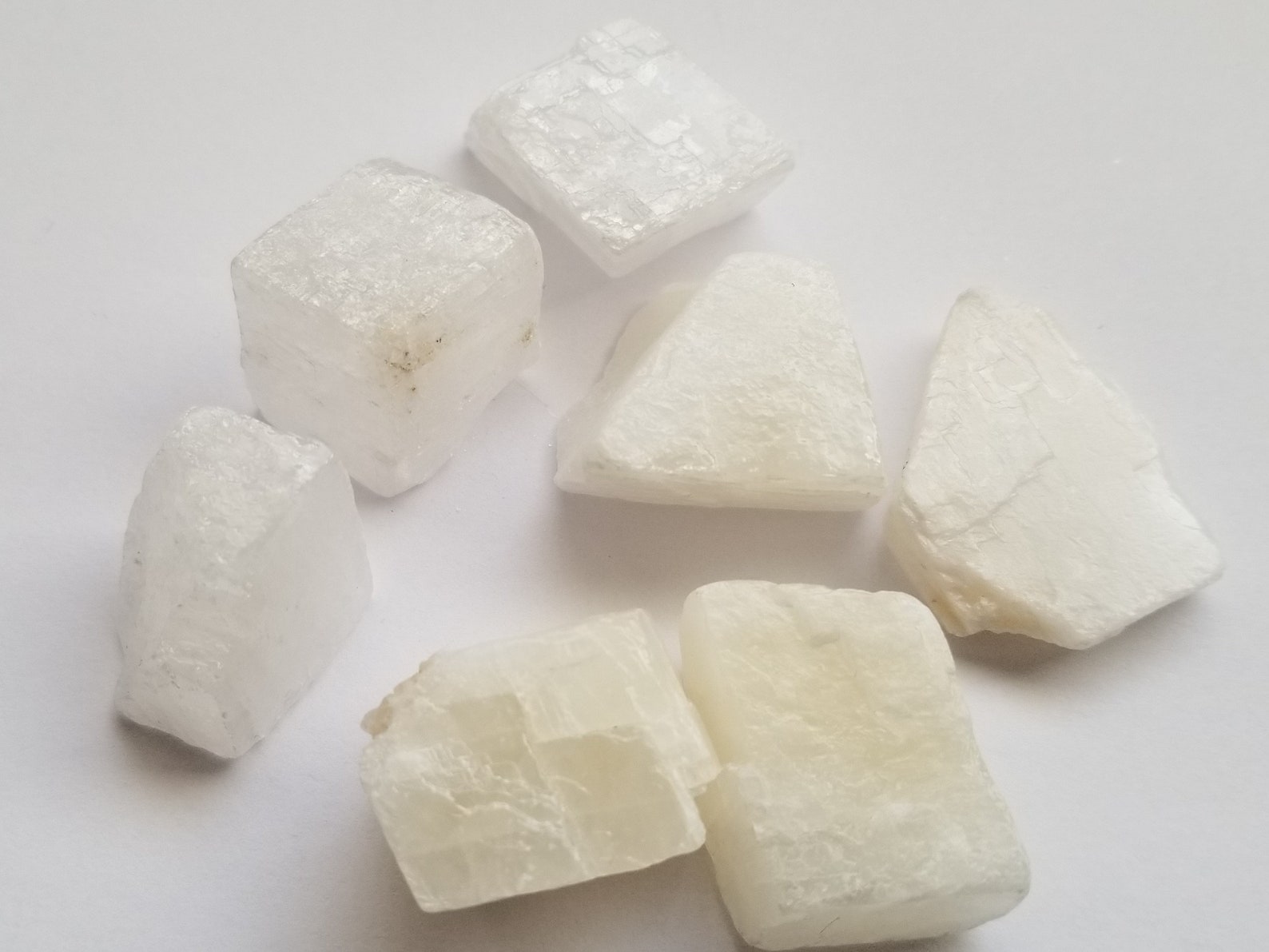 Raw Cubic White Calcite Rough Calcite Stones Rough Calcite | Etsy