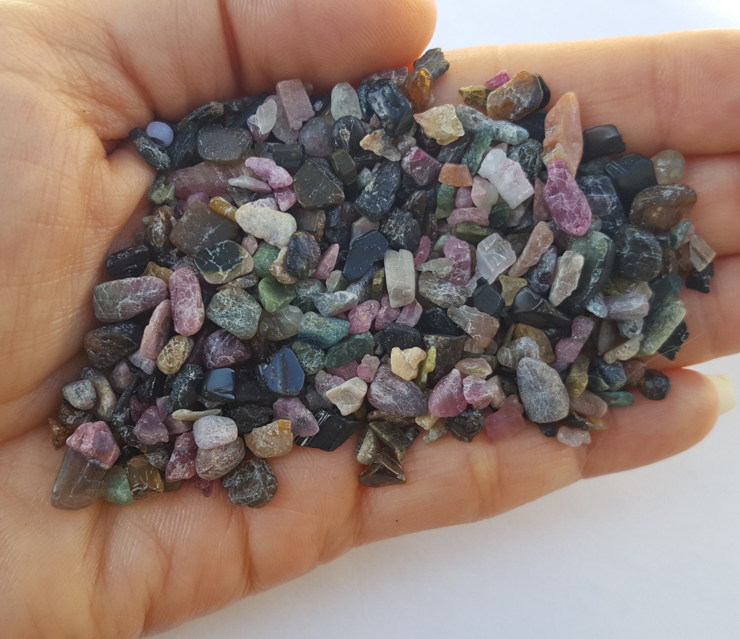 Small Tourmaline Stones Tiny Stones Small Tourmaline Rocks | Etsy