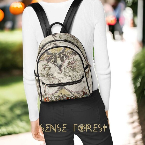 Map Backpack - Etsy