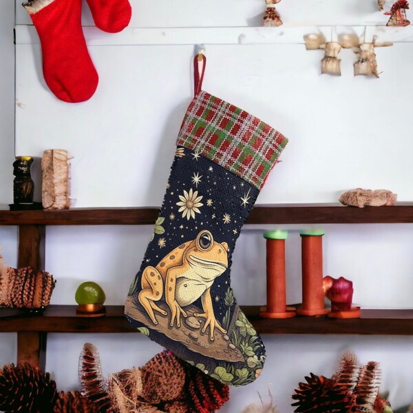 Christmas Frog - Etsy