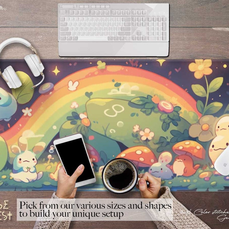 Rainbow Mouse Pad - Etsy