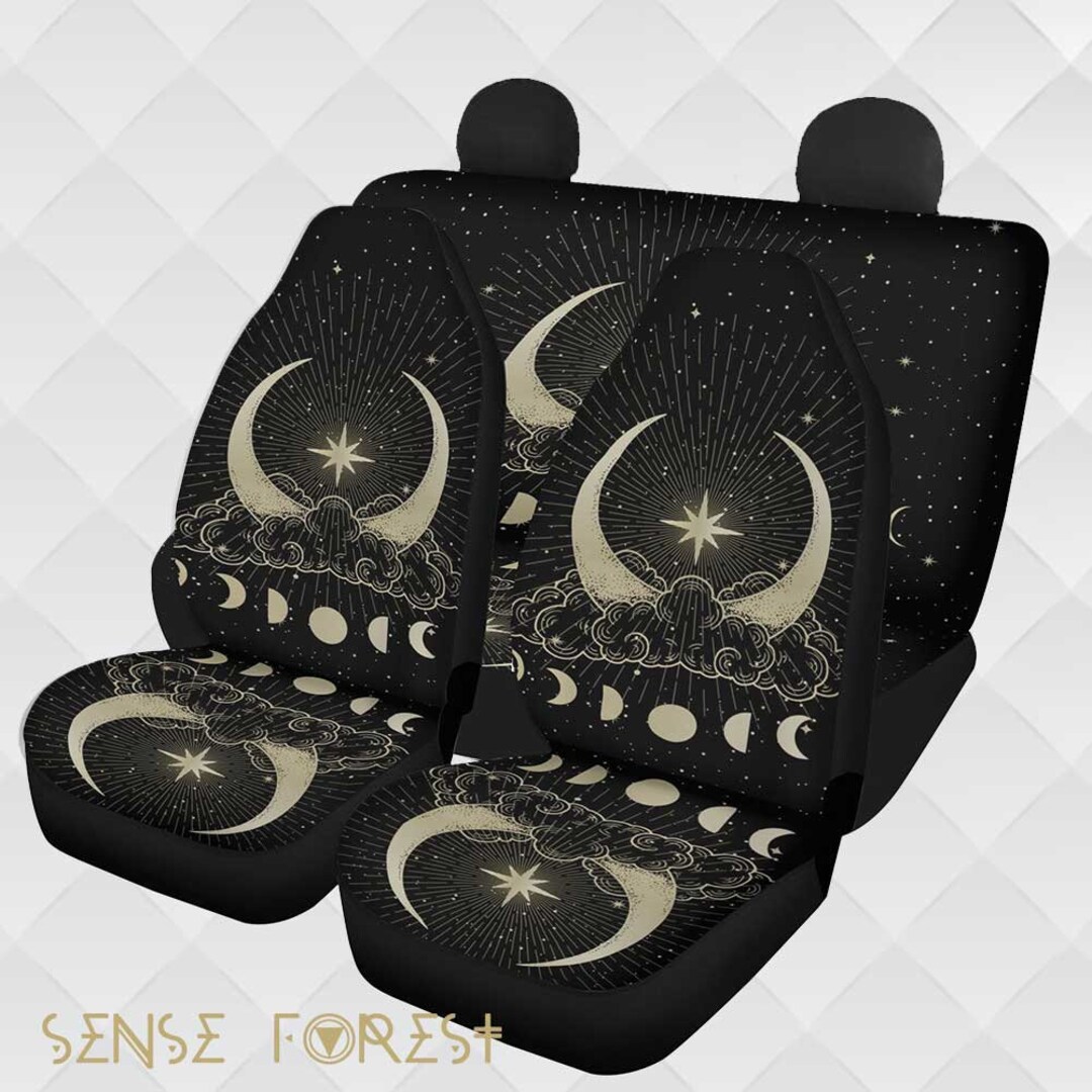 Parallel Universe Silver Moon Car Seat Cover Set Wicca Big - Etsy