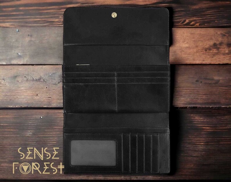 Cottagecore Forest Animal Trifold Wallet Nature Lover Fern - Etsy