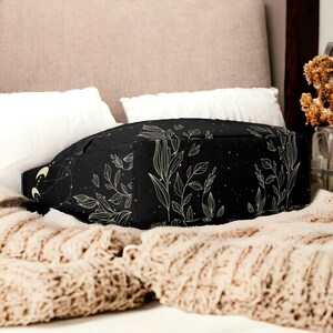 Dark Boho Cottagecore Witchy Botanical Moon Phase Laptop Messenger Bag ...