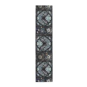 Gothic Bat Blue Stained Glass Dinner Table Runner, Whimsy Goth Witchy ...