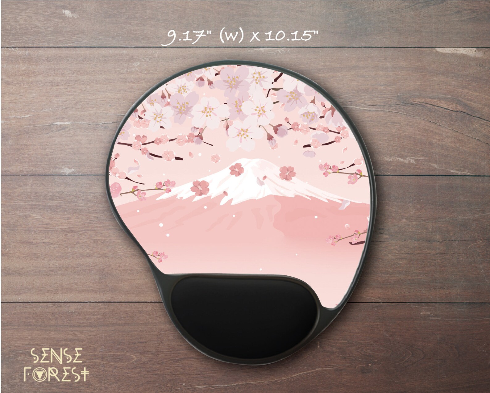 Kawaii Japanese Mouse Pad Cute Mount Fuji Sakura Ergonomic | Etsy