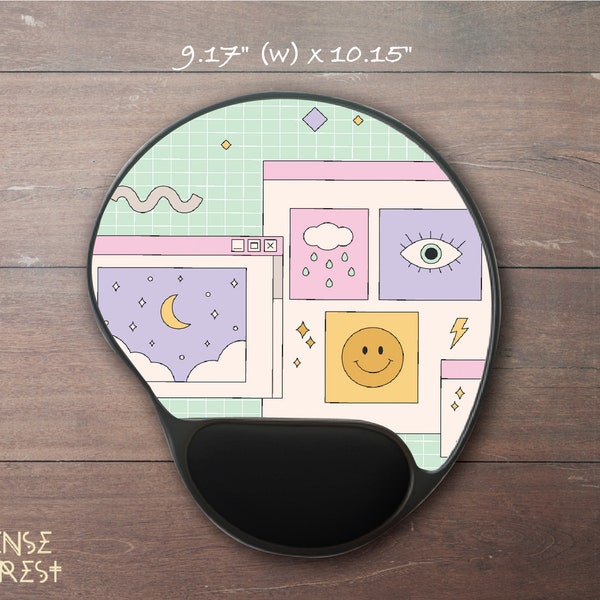 Mint Mouse Pad With Wrist Rest - Etsy