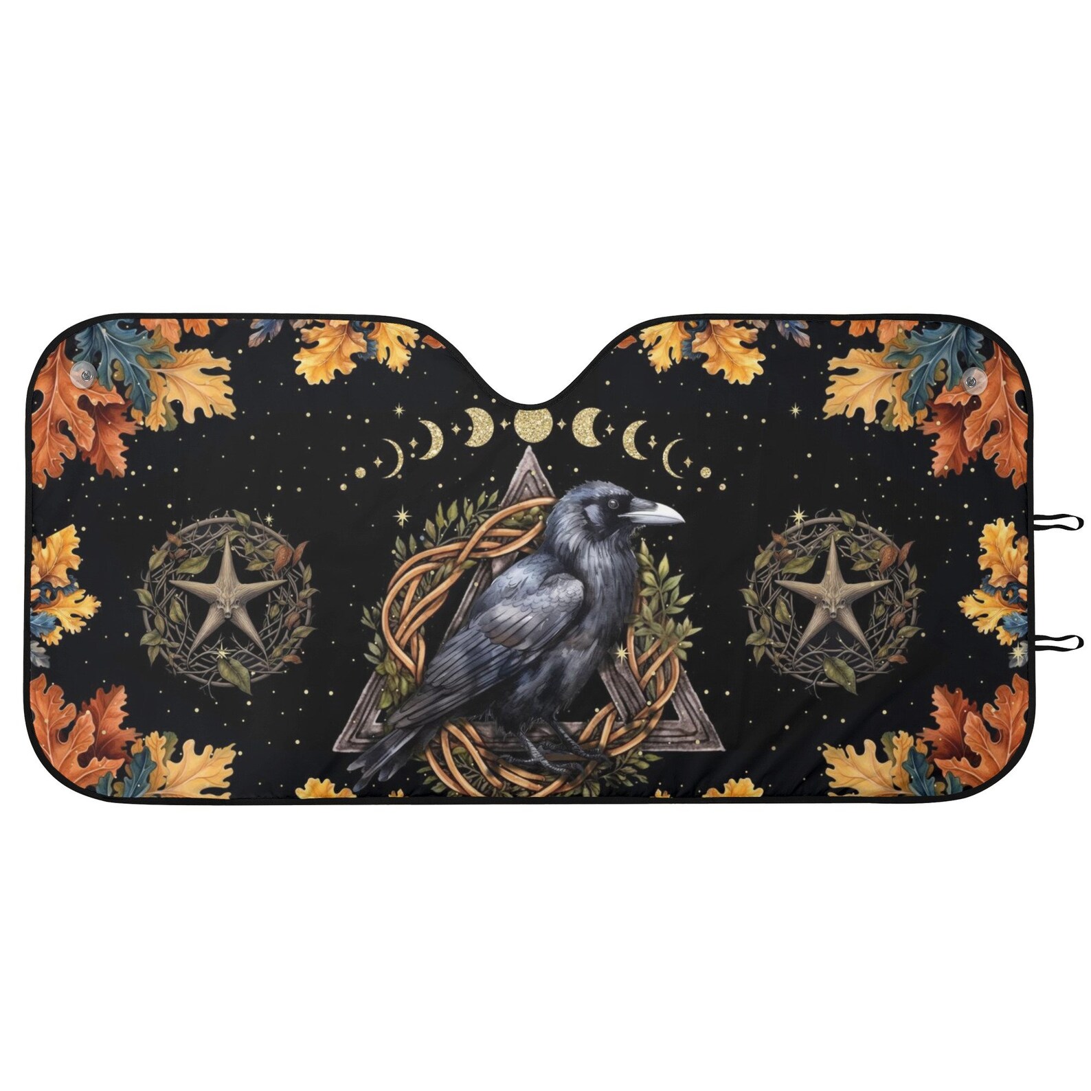 Dark Adacemia Cottagecore Fall Witchy Oak Forest Raven Car Windshield ...