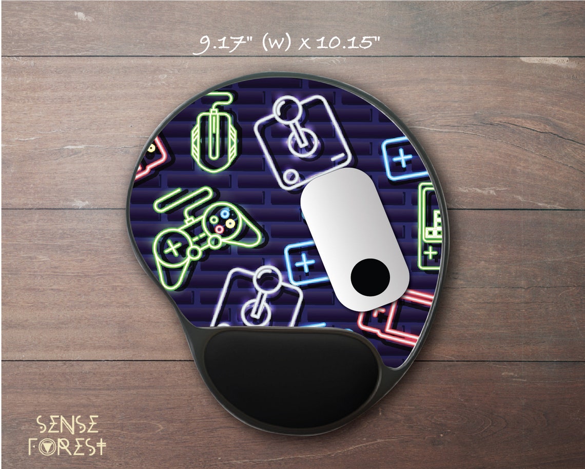 Kawaii Neon Vaporwave Mouse Pad Cute Retro Lo Fi Gamer - Etsy