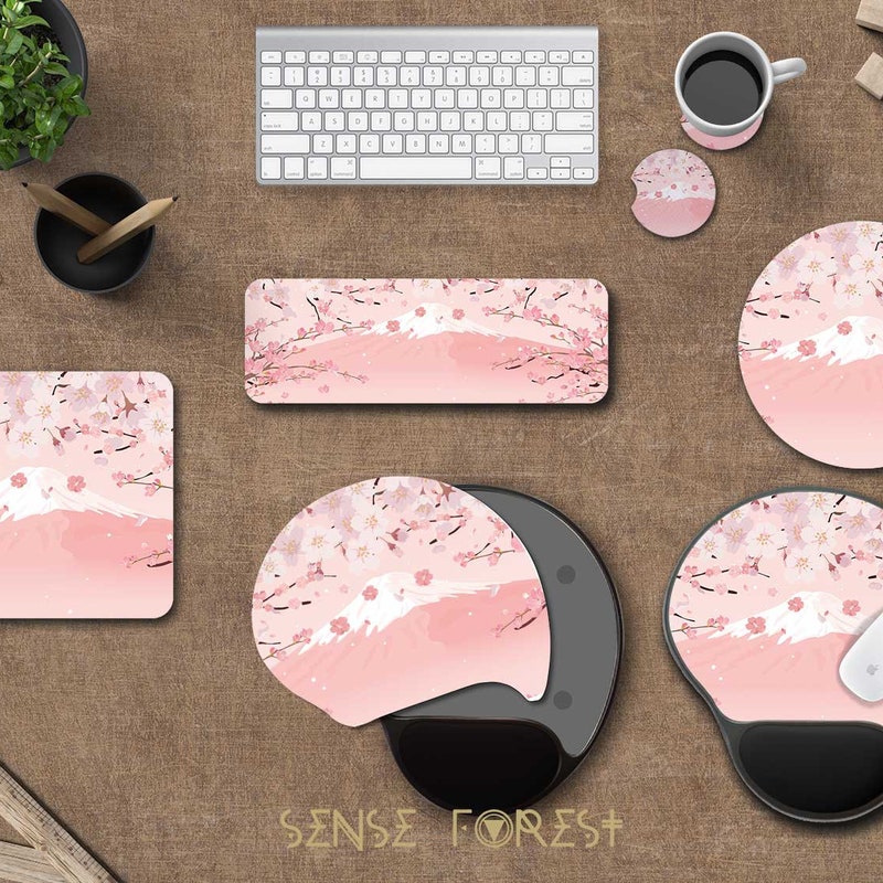 Cherry Blossom Mouse Pads - Etsy