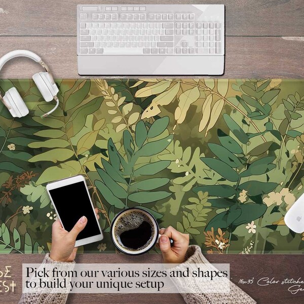 Sage Green Wrist Rest Keyboard and Mouse Pad - Etsy