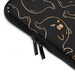 Kawaii Goth Cute Ghost Laptop Sleeve, Black Gold Halloween Laptop Case ...