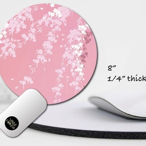 Japanese Pink Desk Mat, Cherry Blossom Cute Xxl Gaming Mouse Pad ...