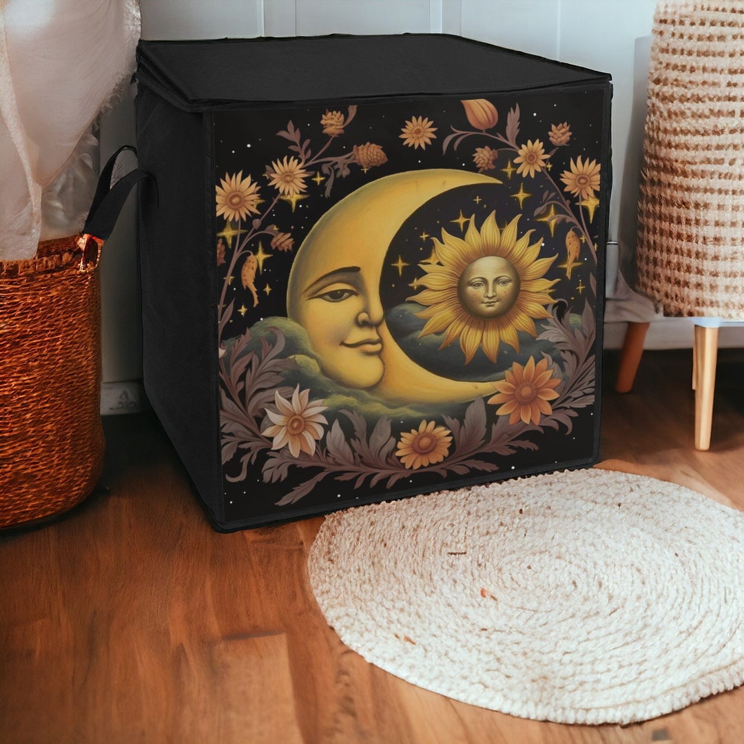 Boho XXL Home Organizing Stackable Soft Moving Fabric Bag, Celestial ...