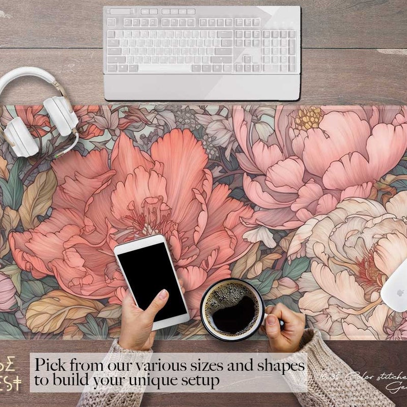 Pink Desk Pad - Etsy