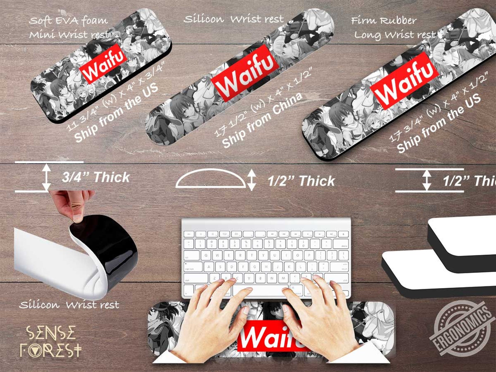 Kawaii Anime Girlfriends Waifu Large Mouse Pad Cute Gaming - Etsy