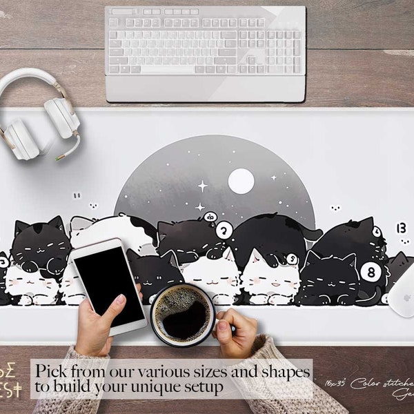 Anime Cat Mouse Pad - Etsy UK