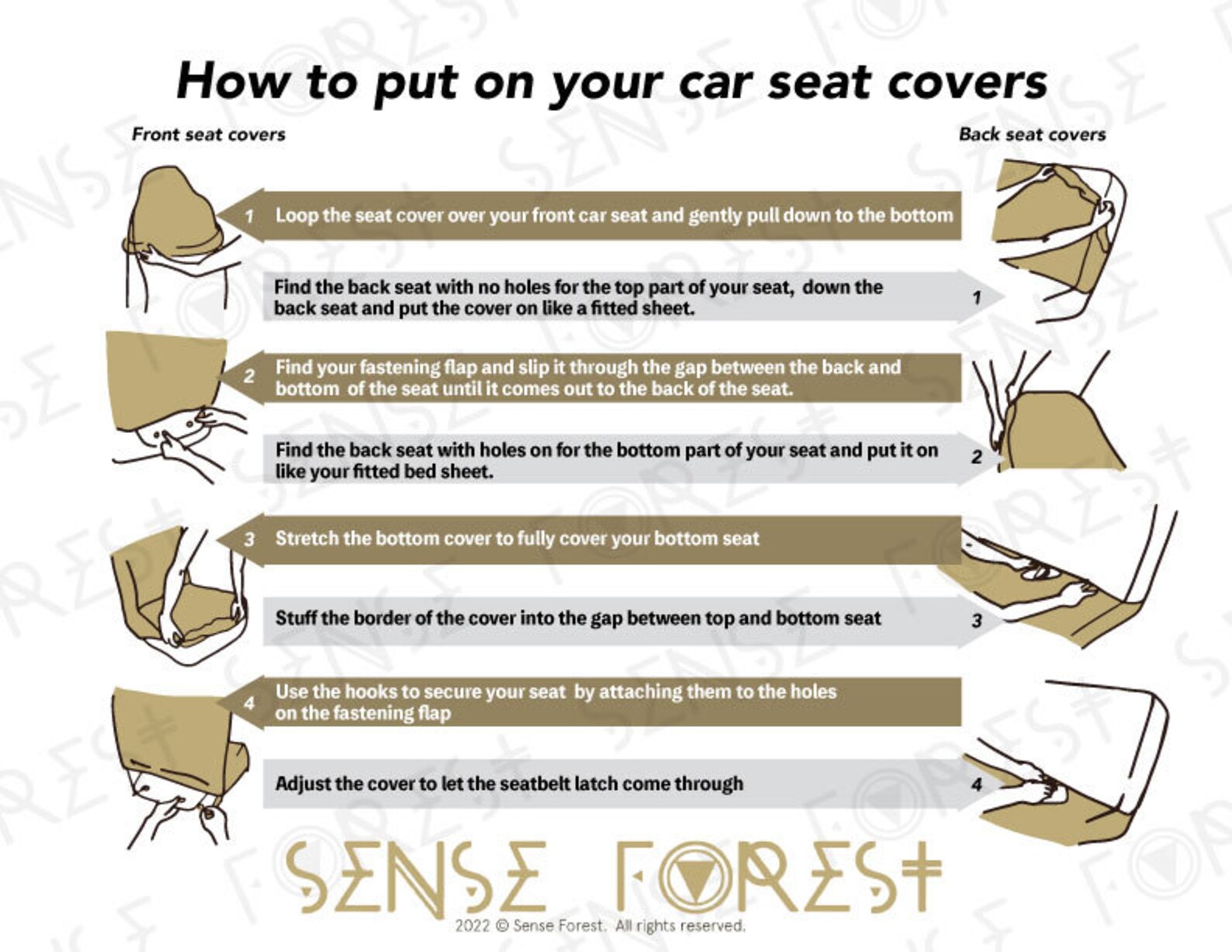 Mint Sage Green Floral Moth Car Seat Cover Full Set for - Etsy