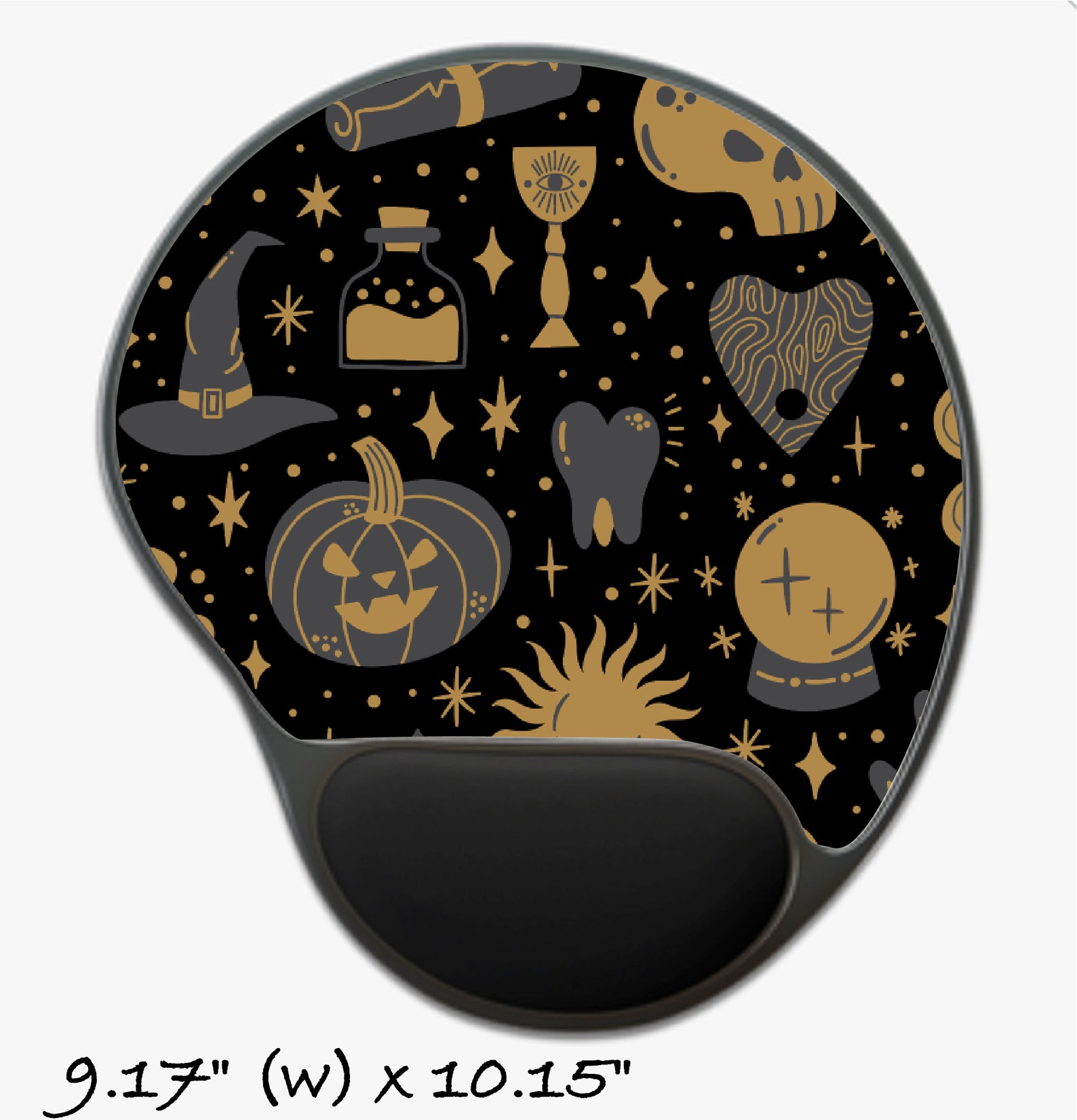 Kawaii Goth Spooky Mystical Witch Desk Mat Witchy Extended - Etsy