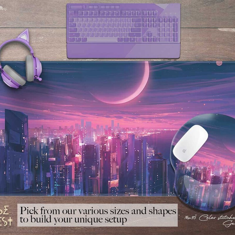 Anime Computer Desk Mat - Etsy