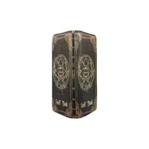 Black Spell Book Wallet, Bi-fold Dark Magic Witchy Goth Long Clutch ...