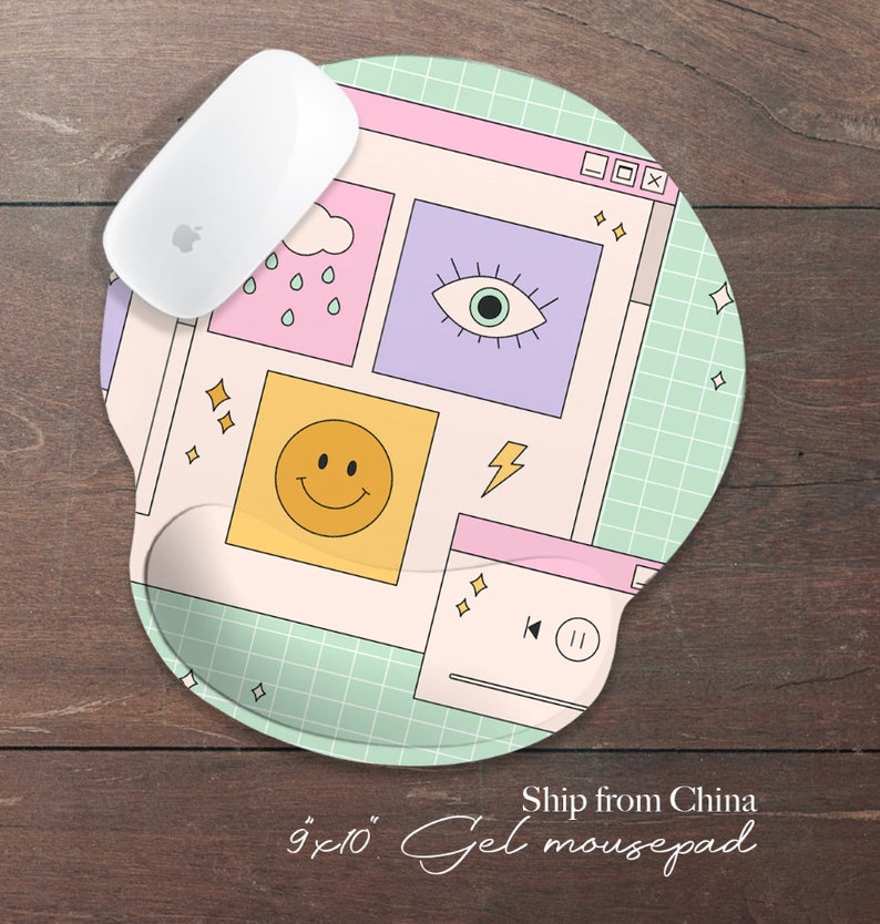 Kawaii Mint Green Lofi Vaporwave Gaming Mousepad Kawaii - Etsy