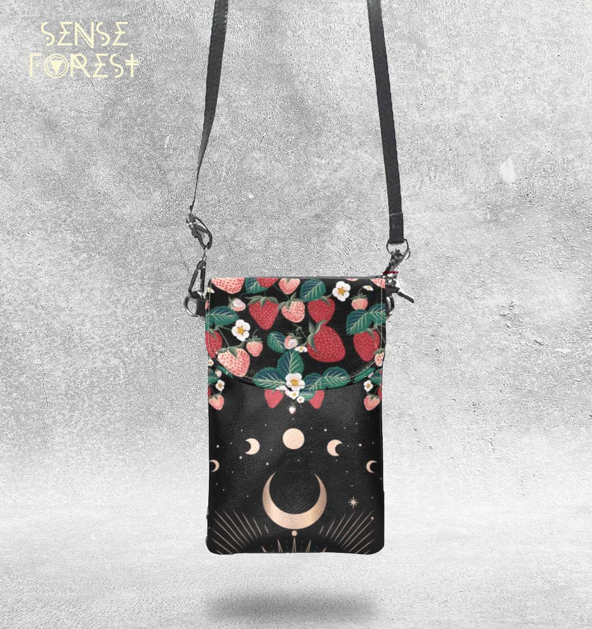 Wicca Cottagecore Vegan Leather Sling Bag Cute Witchy - Etsy