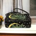 Whimsigoth Dark Cottagecore Canvas Satchel Bag, Moon Stars Fern Purse ...