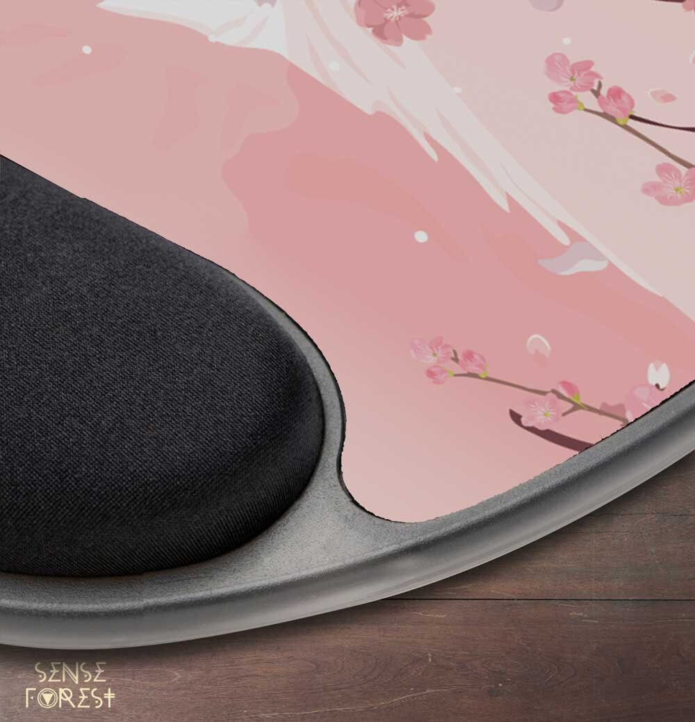 Kawaii Japanese Mouse Pad Cute Mount Fuji Sakura Ergonomic | Etsy