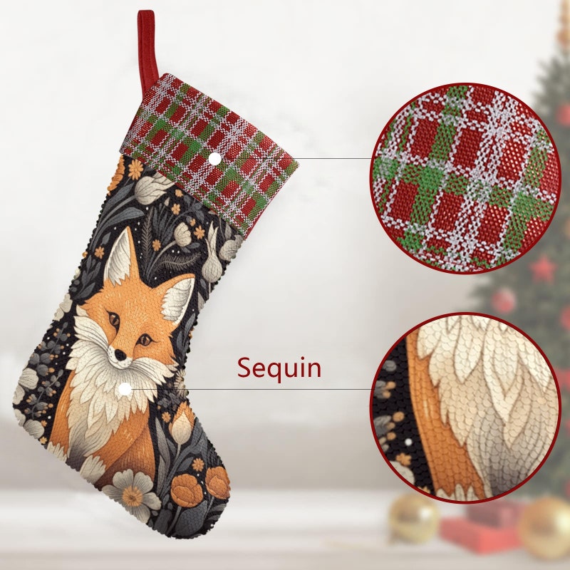 Christmas Stocking Fox - Etsy