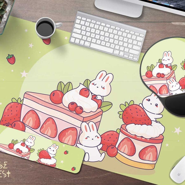 Kawaii Keyboard and Mouse Pad - Etsy