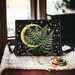 Whimsigoth Dark Cottagecore Canvas Satchel Bag, Moon Stars Fern Purse ...