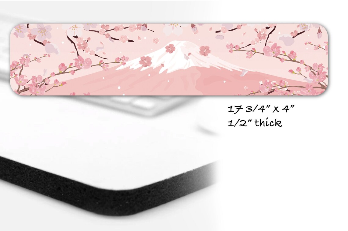 Kawaii Japanese Mouse Pad Cute Mount Fuji Sakura Ergonomic | Etsy