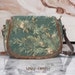 Green Pine Forest Boho Nature Canvas Saddle Bag Cute - Etsy