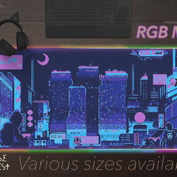 Light up Mouse Pad Anime - Etsy