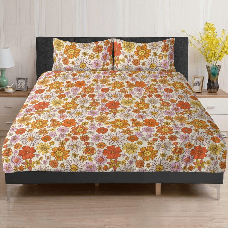 Retro Duvet Cover - Etsy