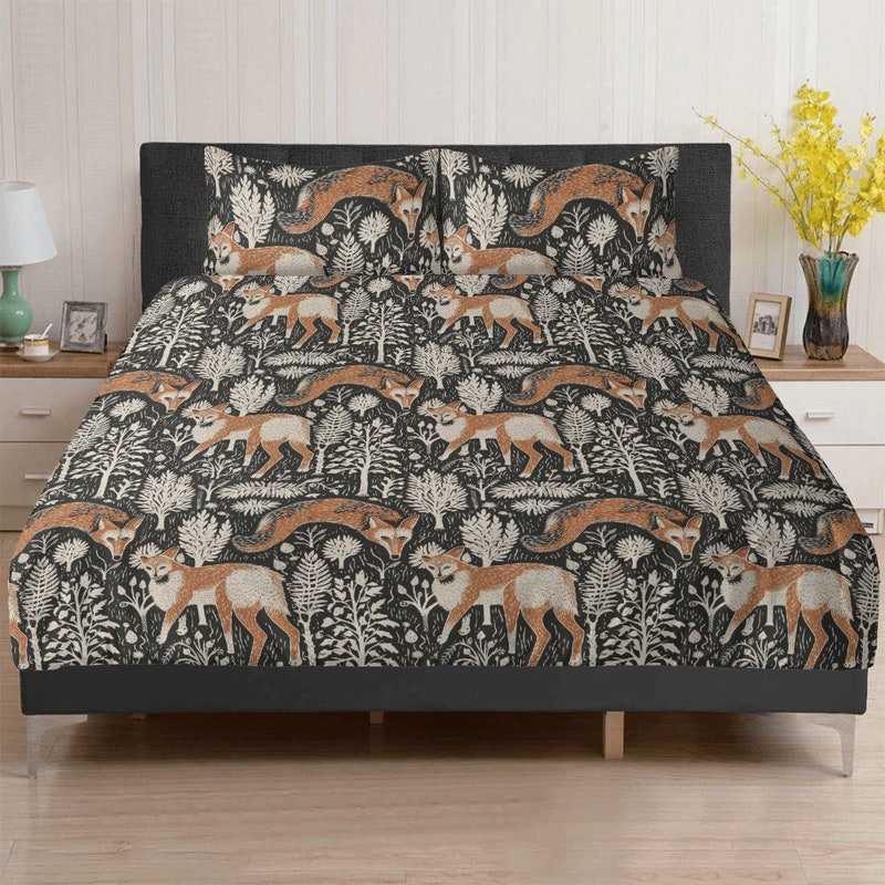 Fox Bedding - Etsy