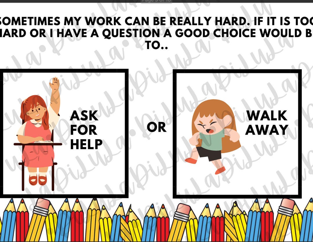 My School Social Story - Etsy