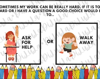 Behaviour in Class Social Story | Behaviour Management in School | Good ...