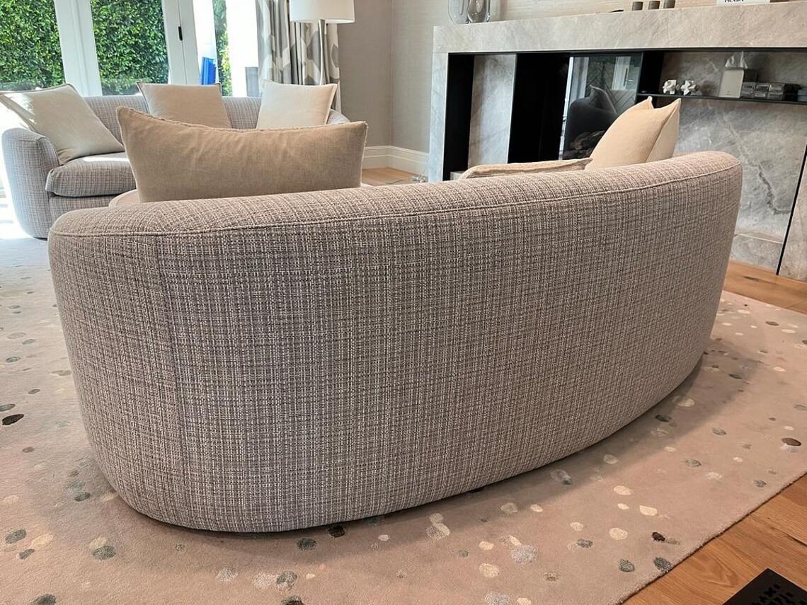 Modern Kidney Shaped Sofa - Etsy
