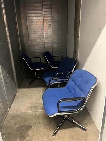 1970's Royal Blue MCM Knoll Pollock Office Chair (set of 4) - Etsy