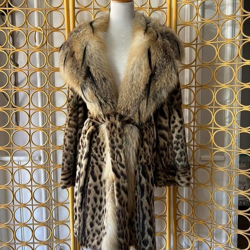 Bobcat Fur Coat - Etsy