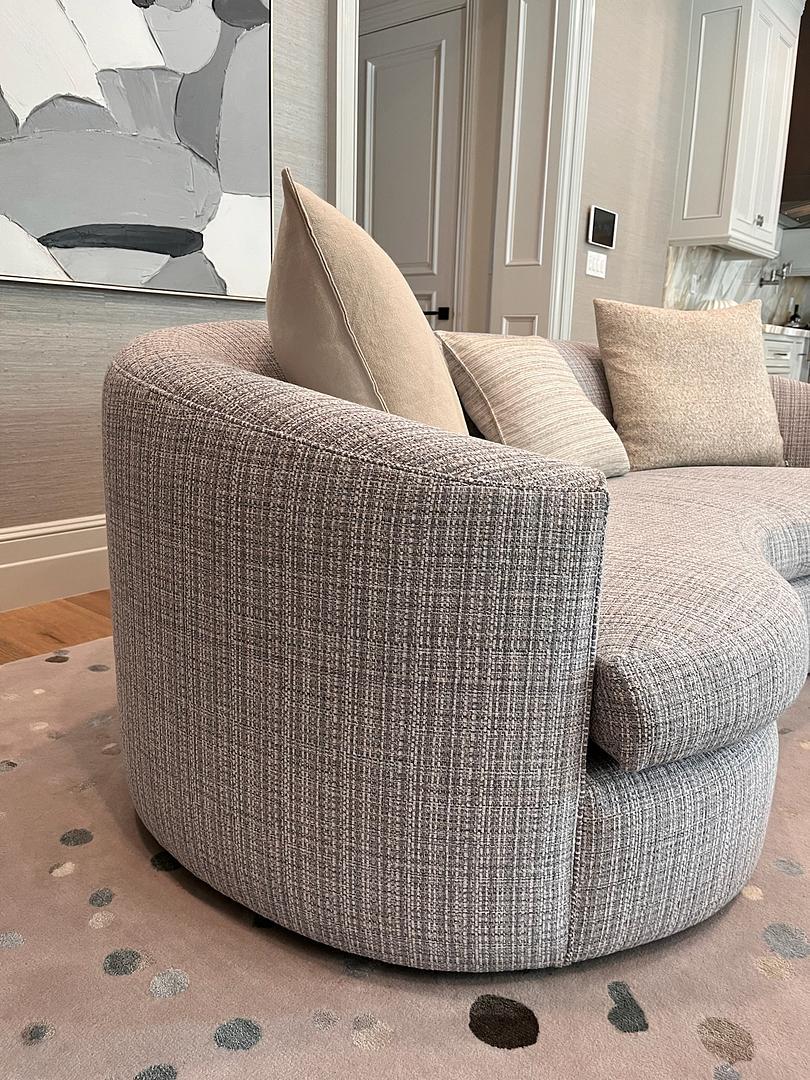 Modern Kidney Shaped Sofa - Etsy