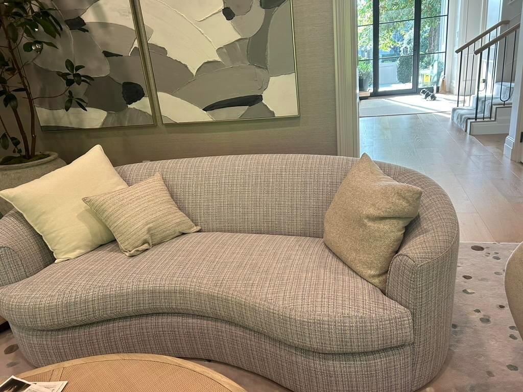 Modern Kidney Shaped Sofa - Etsy