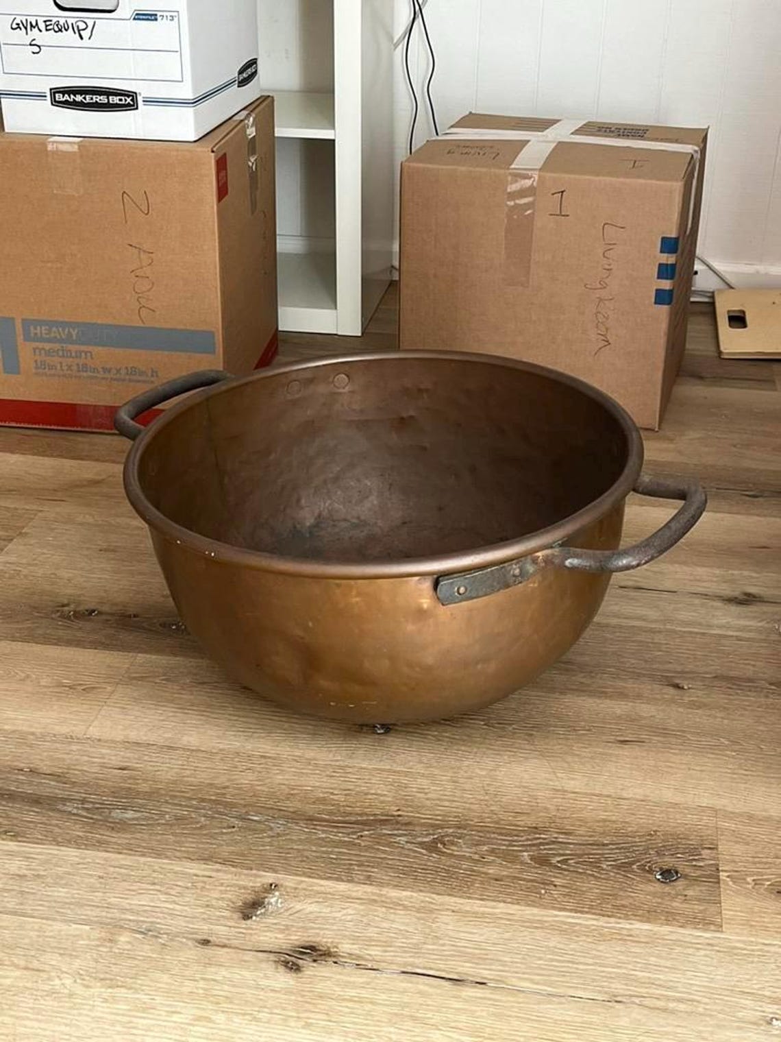 Antique Copper Cauldron - Etsy