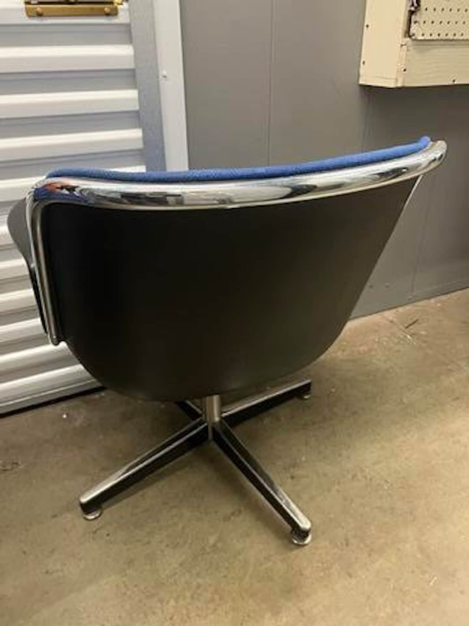 1970's Royal Blue MCM Knoll Pollock Office Chair (set of 4) - Etsy