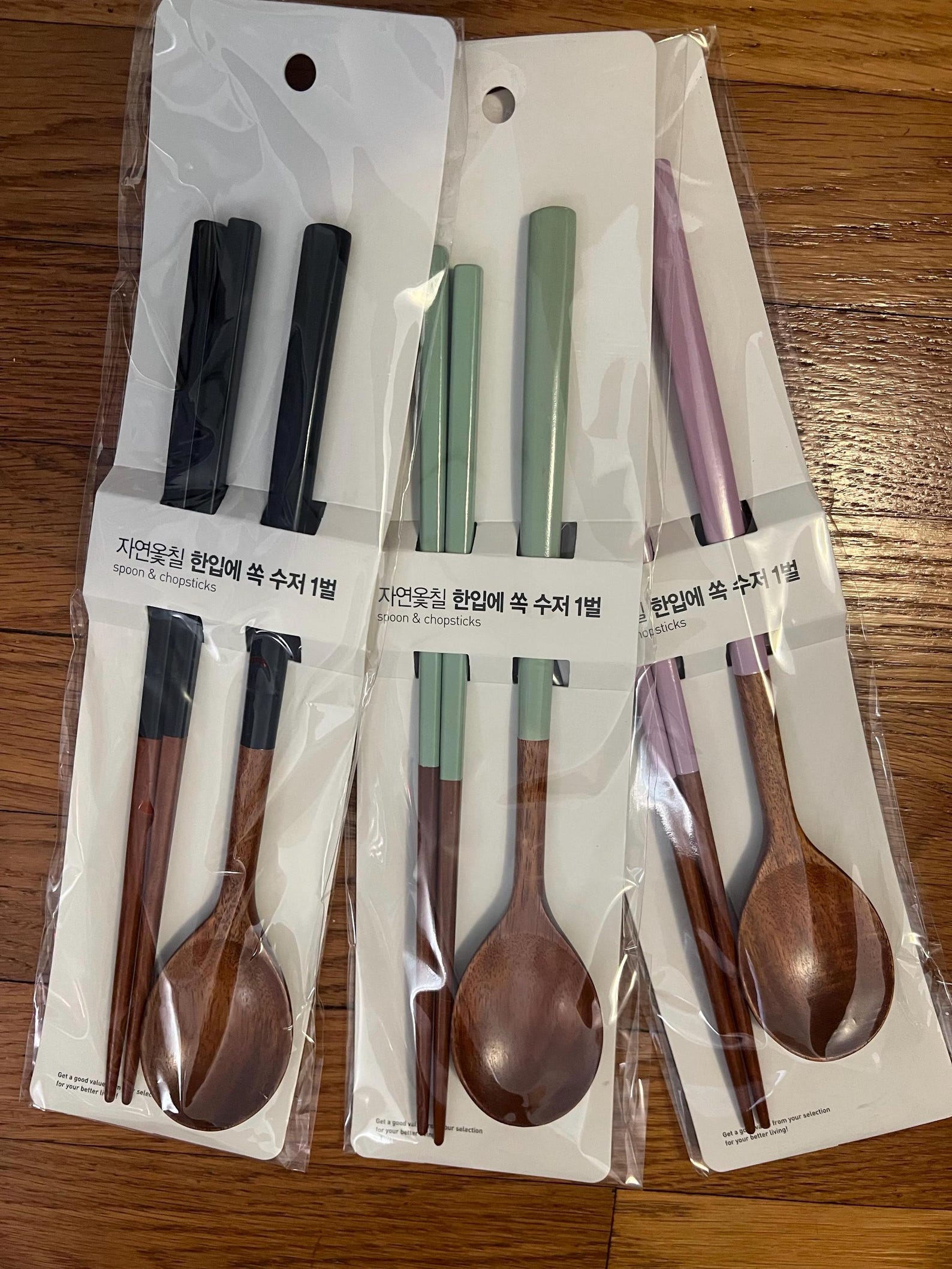 Korean Wooden Spoons and Chopsticks Set - Etsy