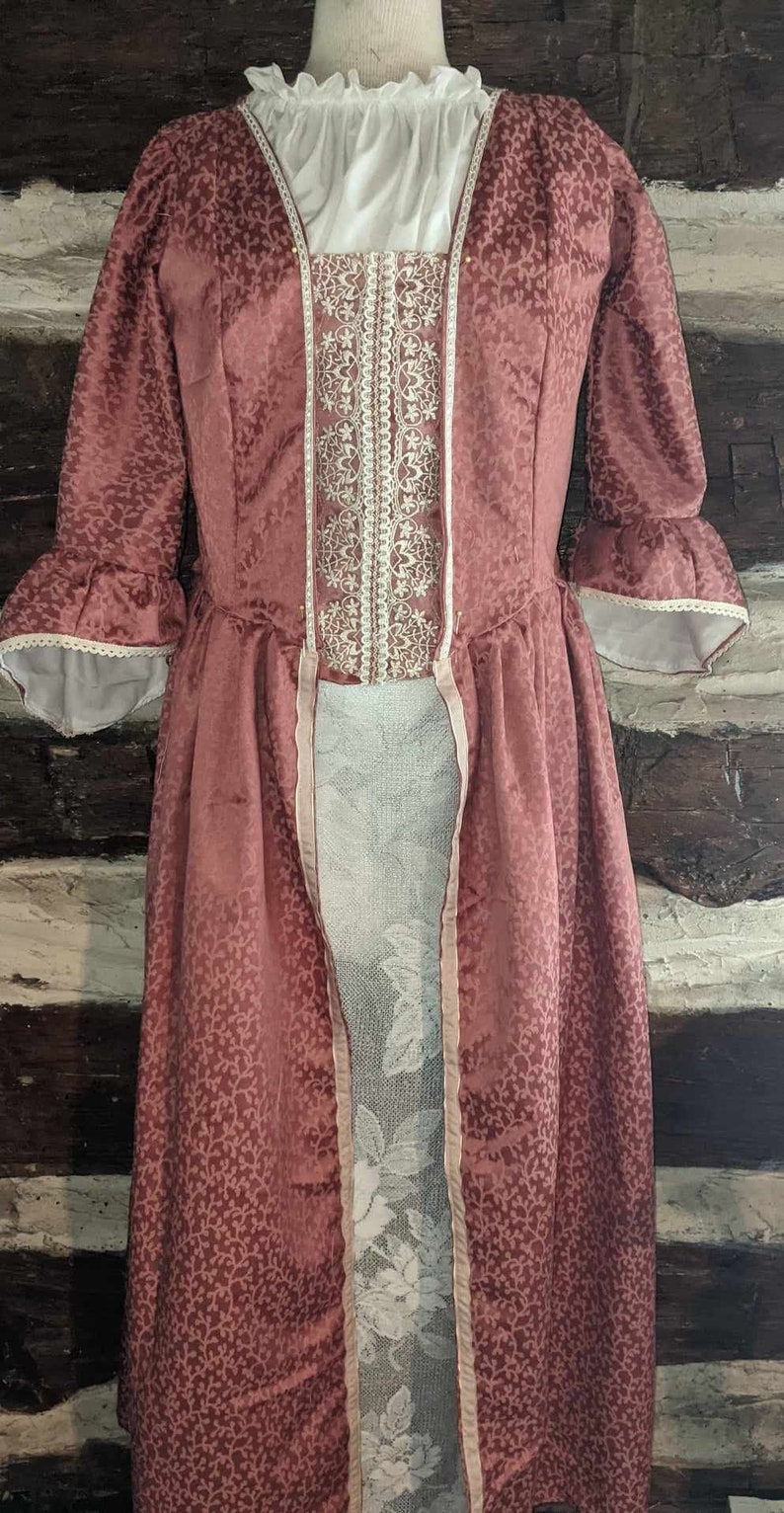18 Th Century Sacque Back Gown - Etsy