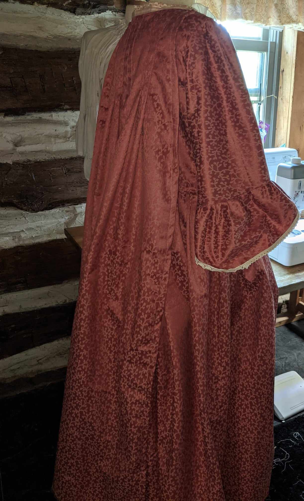 18 Th Century Sacque Back Gown - Etsy